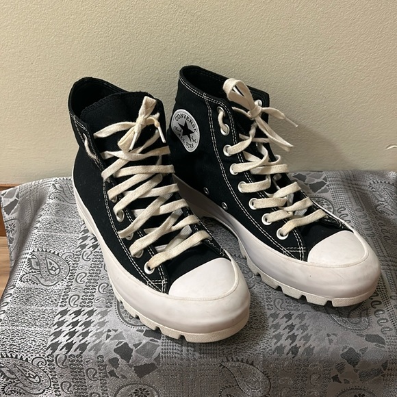 Converse | Shoes | Converse Chuck Taylor All Star Luggars Black And ...